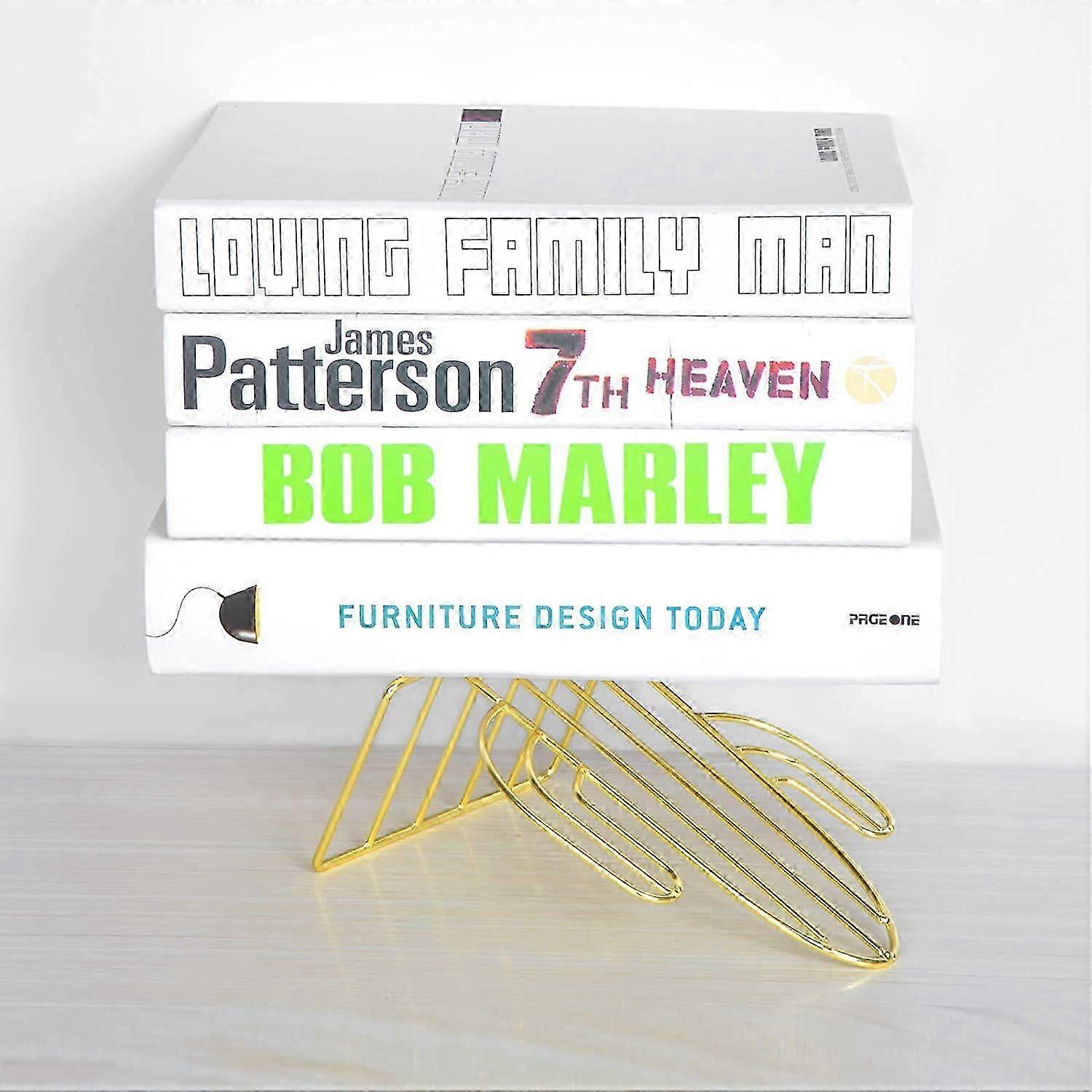 Office Anti-Slip Decorative Storage Rack Baffles (Gold) 2 Pieces ...