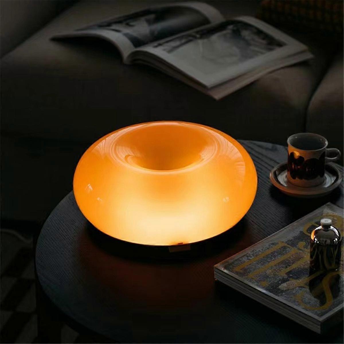 LED Donut Table Lamp USB Charging Bedroom Table Lamp Atmosphere ...