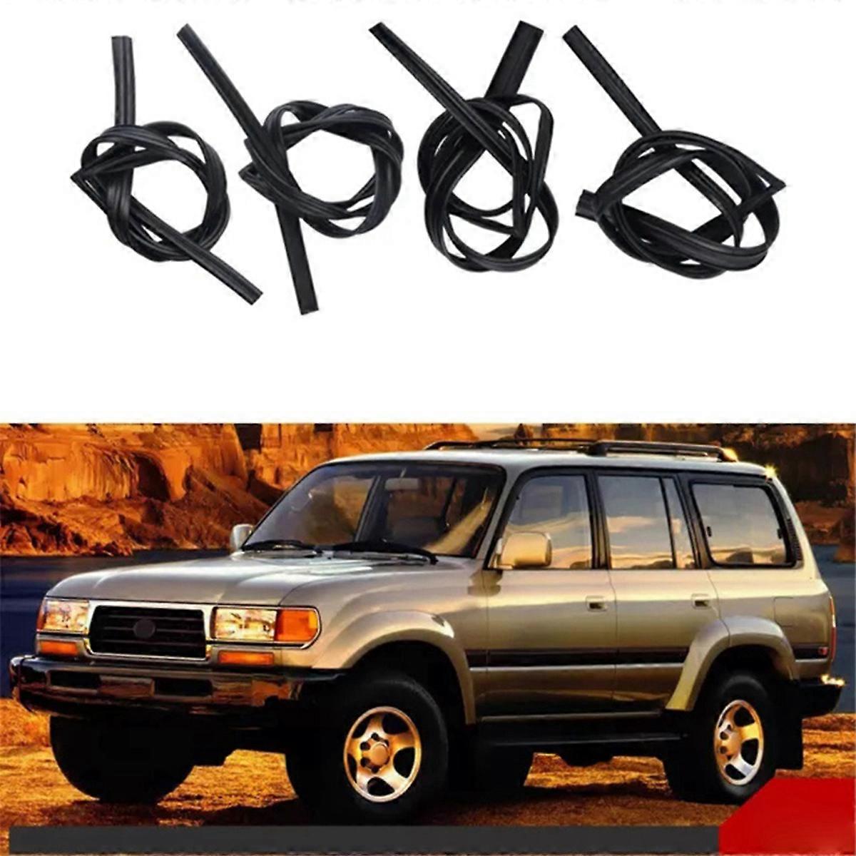 4pcs Door Glass Run Seal Strip Weatherstrip for Land Cruiser LX450 ...