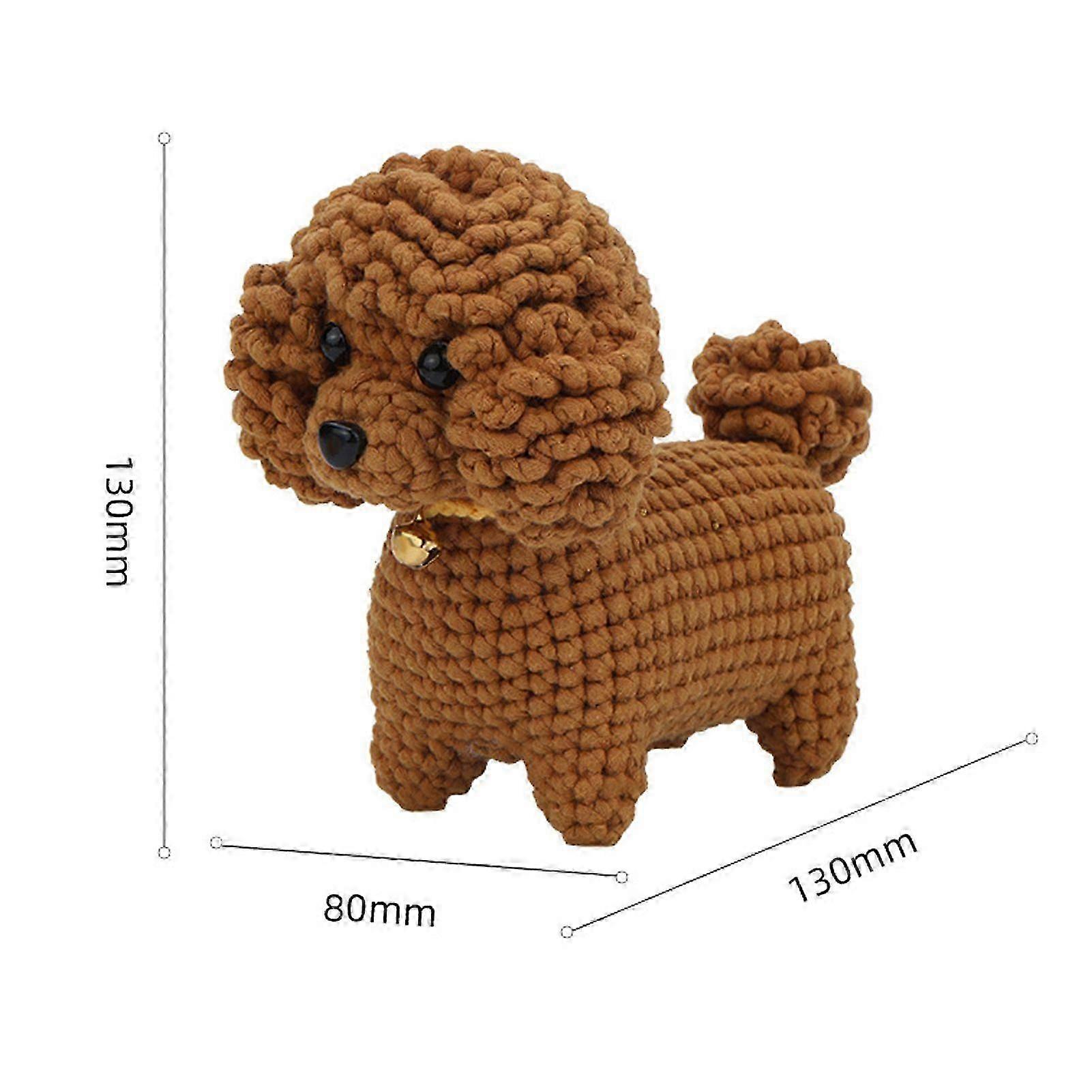 Complete Crochet Animal Kit Step-by-Step Beginner-friendly Easy-Spin Yarn Crochet Set Tutorials ...