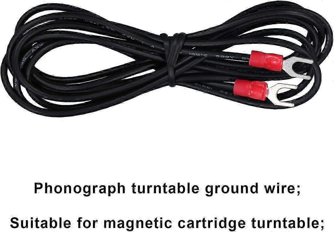 Phonograph Turntable Ground Wire, 6ft Phonograph Ground Wire Turntable ...