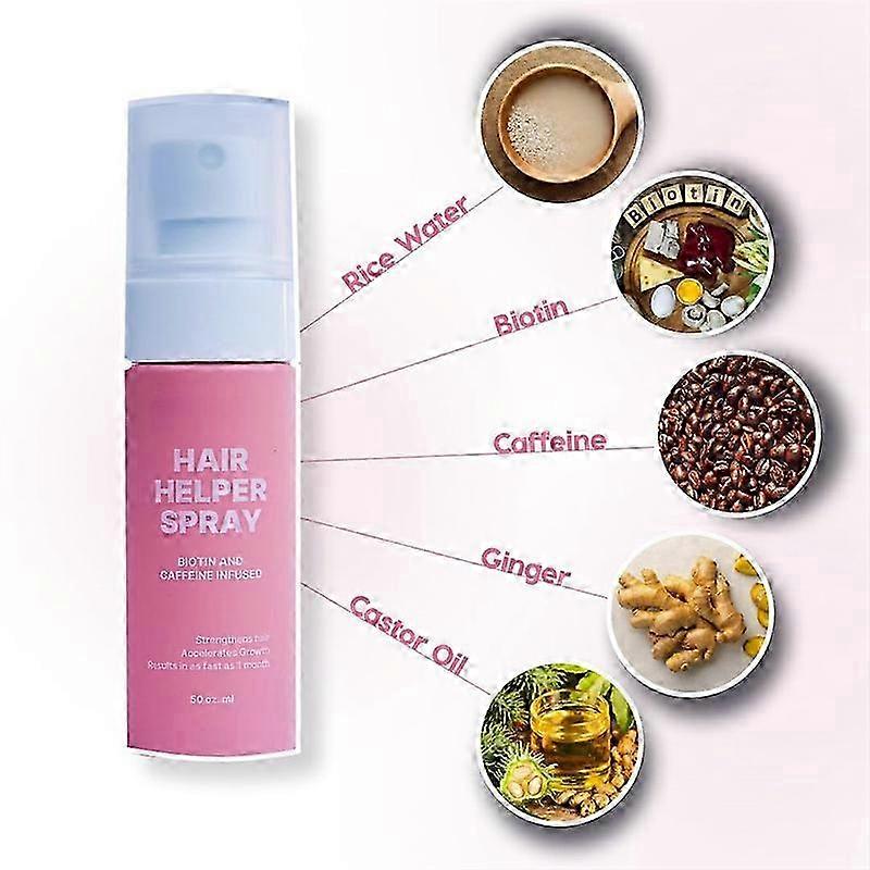 1-3X Hair Helper Spray, Hair Helper Growth Spray, Repair Natural ...