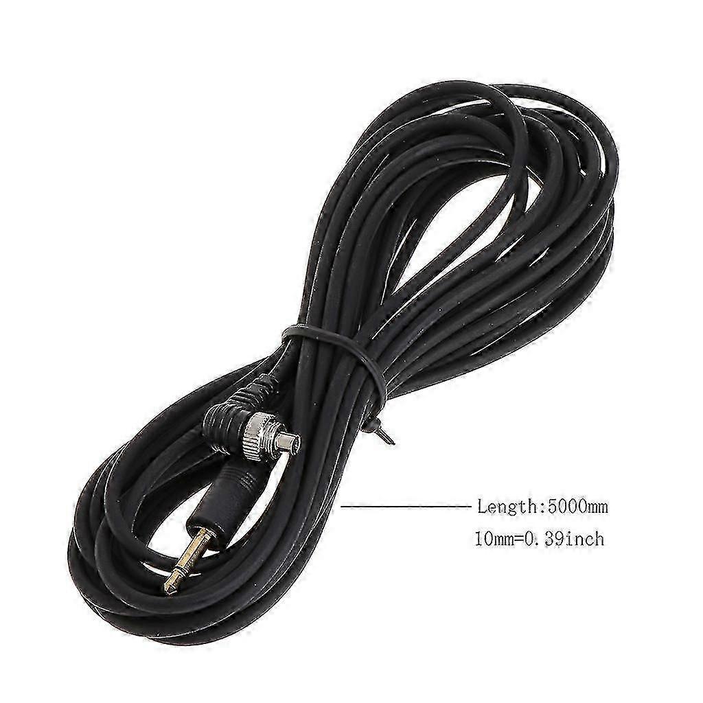 3.5mm Plug To Male Flash Pc Sync Cord Cable Light Trigger For Studio ...