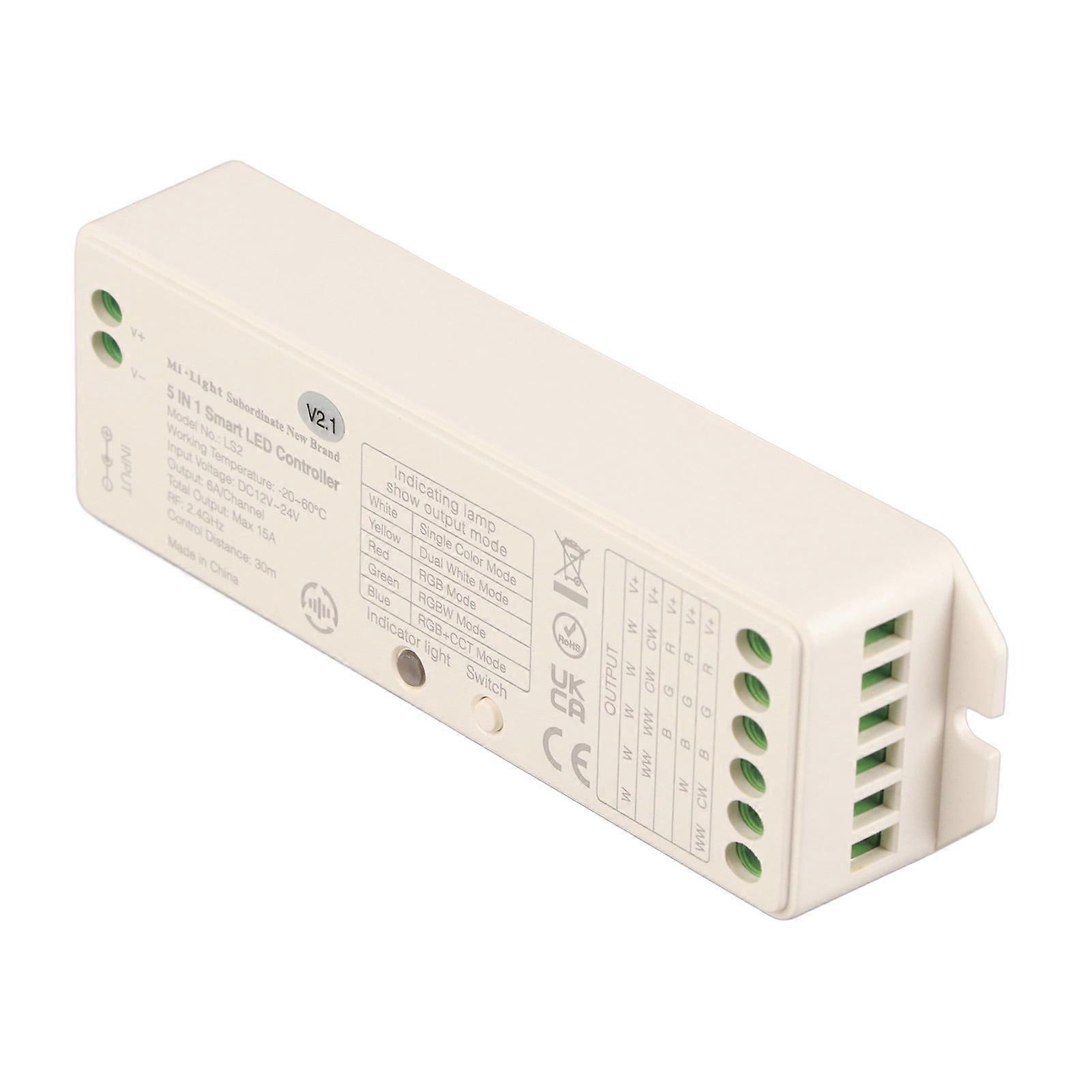 YUMILI LED Controller, Milight 5 In 1 LED Controller for Single Color ...