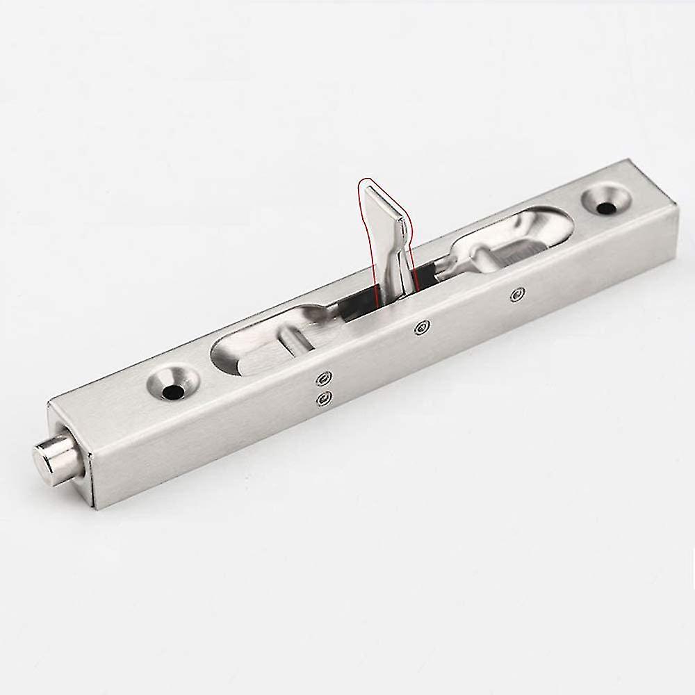 Recessed Lock 6 Inch Door Latch Sliding Lever Concealed With Screws Fi ...