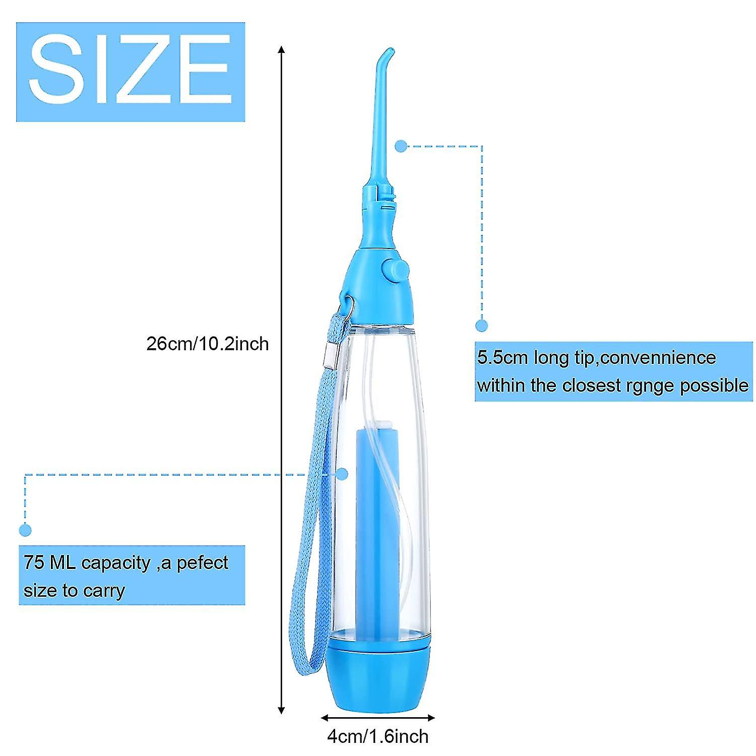 Tonsil Stone Remover Dental Water Jet Flosser Manual Pump Type Low ...