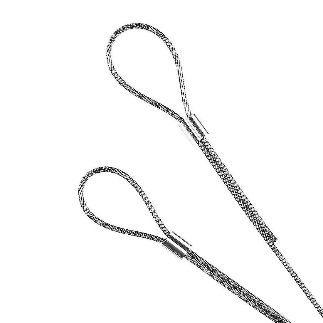 5/32 Inch (4mm) Diameter Wire Rope Sleeves Fittings Cable Crimps 100pcs ...