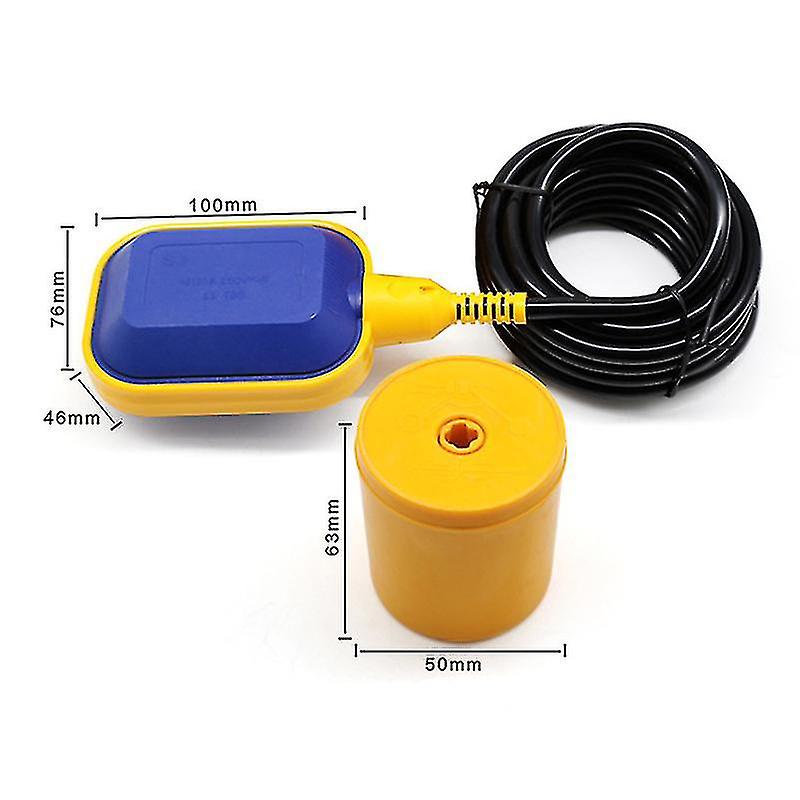 Round Float Switch With 4m Cable, Water Level Controller For Water Tank ...