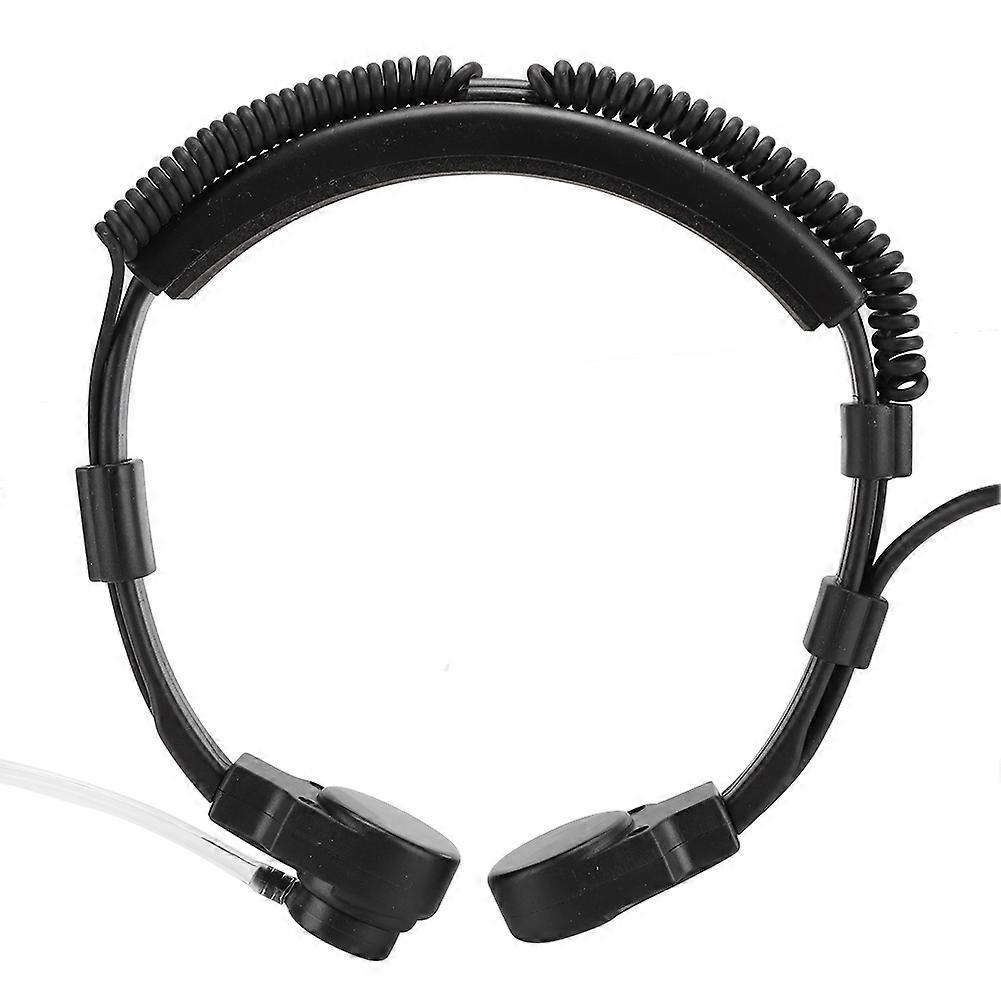 3.5mm Throat Mic Microphone Earphone PTT Adjustable Concealed Air ...