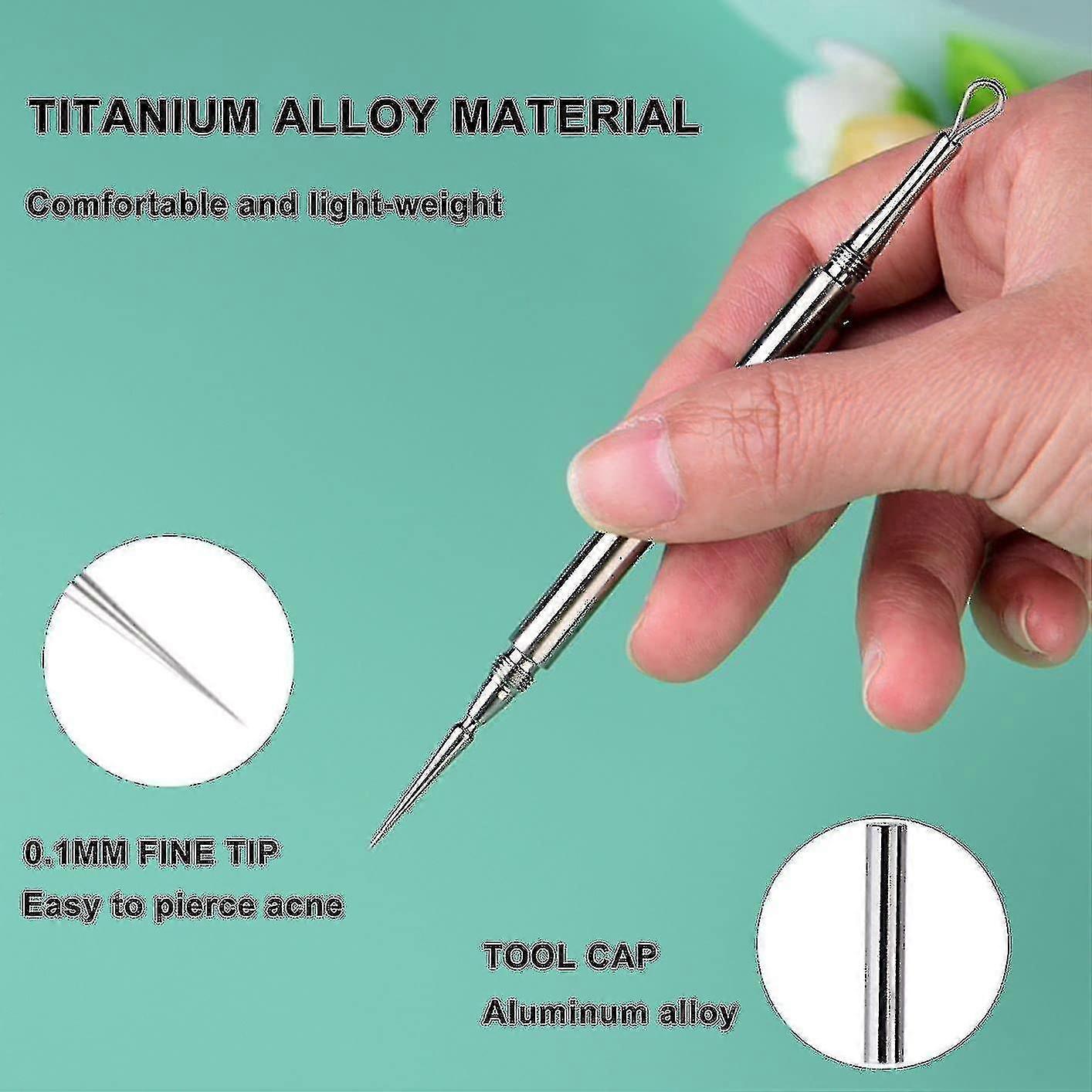 Professional Facial Milia Removal And Whitehead Extractor & Lancet ...