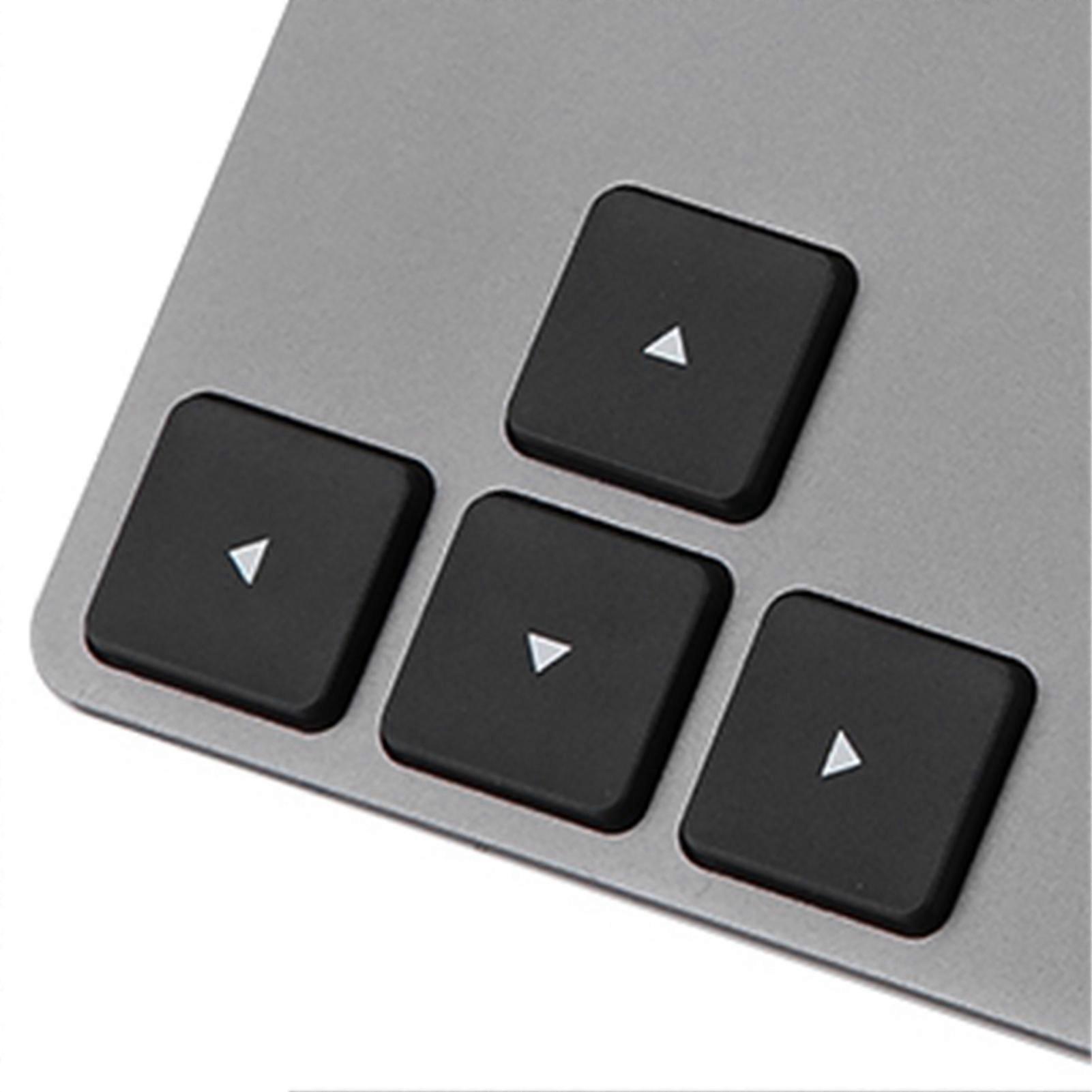 Black 34 Keys Mini Numpad Wireless Bluetooth Numeric Keypad For Apple ...