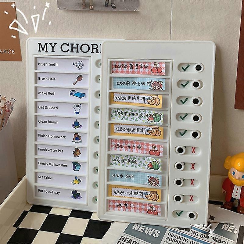 Daily Task Planning Board Wall Hanging Memo Notes Detachable My Chores ...