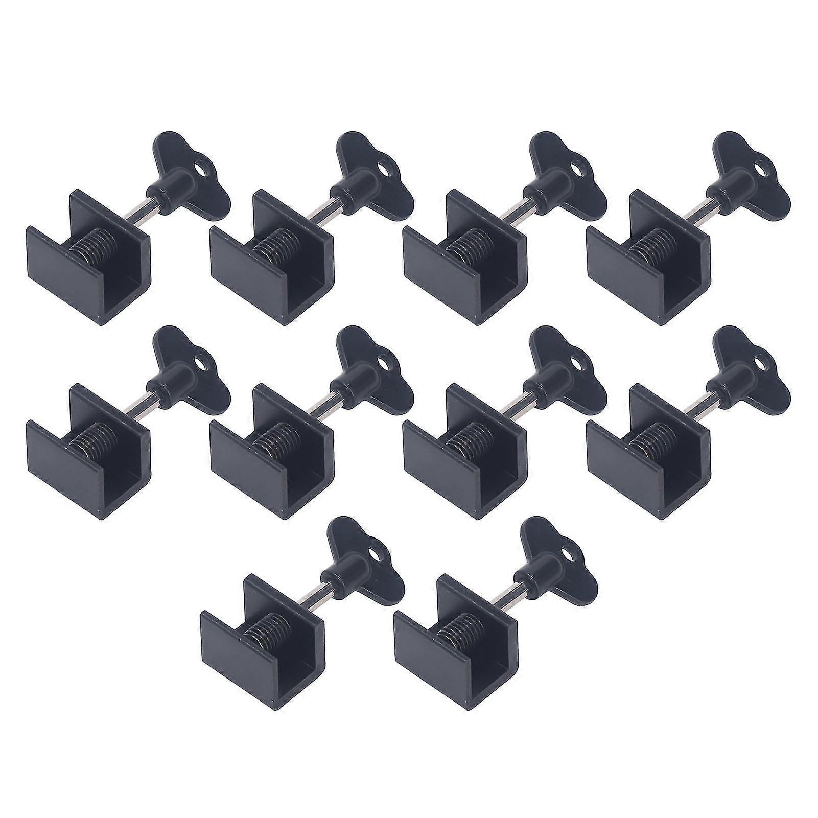 Adjustable Window Locks Kit - 10 Sets Single Hole Sliding Locks with ...