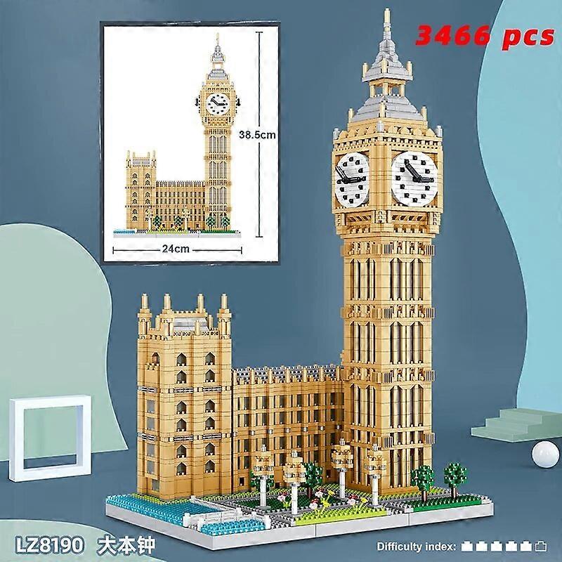 City Architecture Louvre Museum Empire State Building Blocks Notre Dame ...