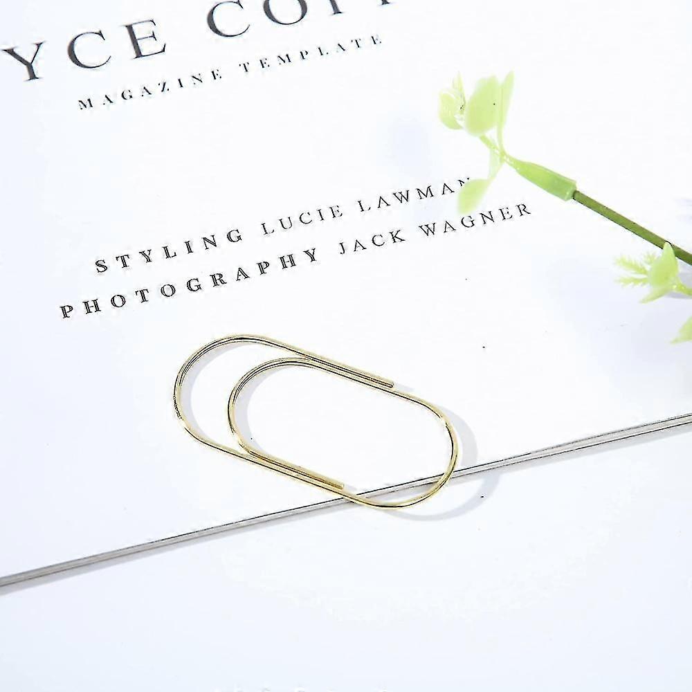 Jumbo Paper Clip 20 Pcs,50mm/1.97'' Gold Large Paper Clip Office Supply ...