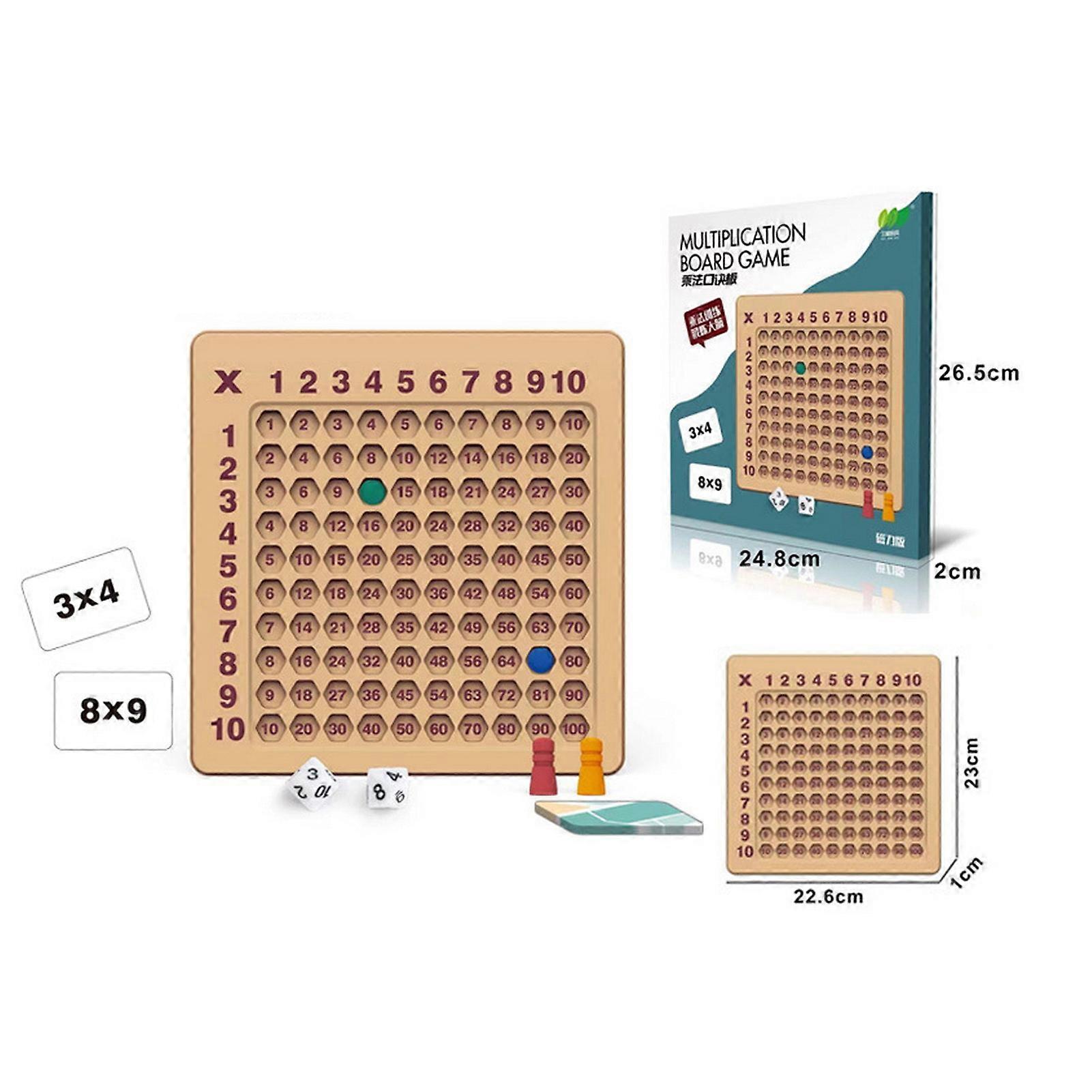 Kids Magnetic Multiplication Board Numerical Calculation Ability Math ...