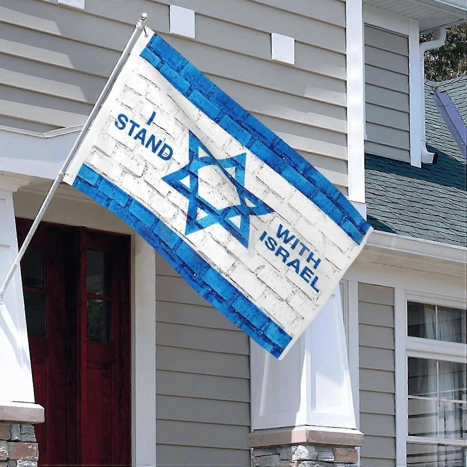 Israel Flag, We Stand With Israel Garden Flag, I Stand With Israel Flag ...