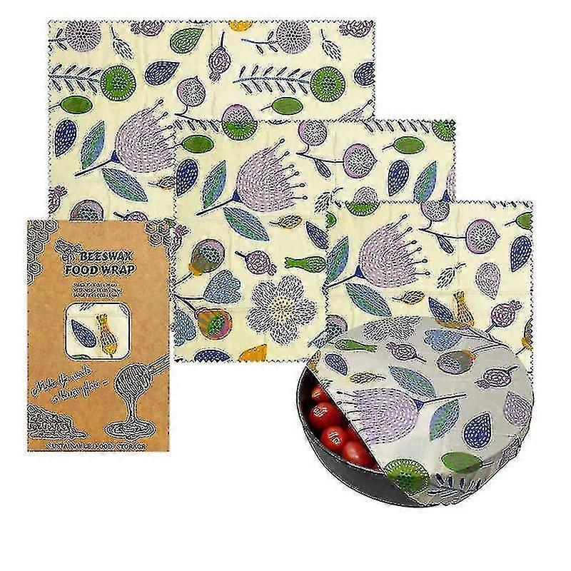 Beeswax Reusable Food Wraps - Beeswax Wrap Sustainable Products, Wax ...
