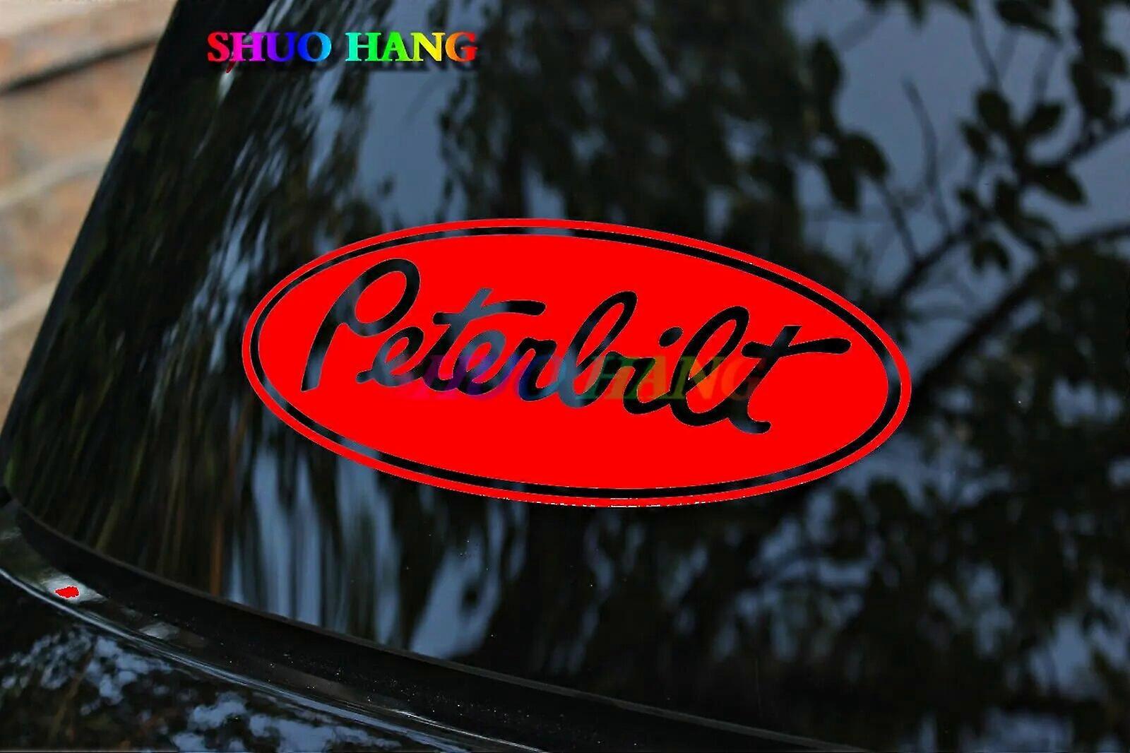 Peterbilt Truck Logo Big Rig 18 Wheeler Logo Multicolor Vinyl Decal ...