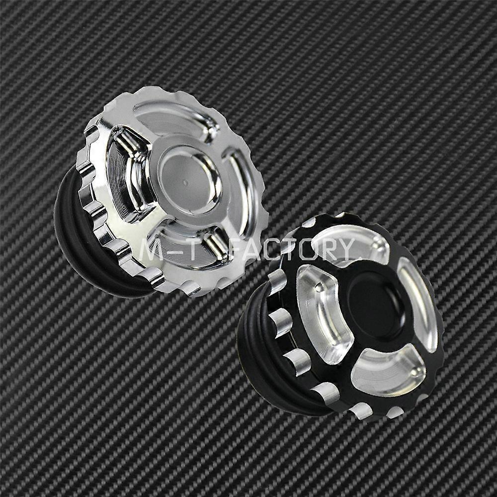 Motorcycle Crown Style Vented Fuel Tank Cap CNC Oil Cap Fuel Gas Tank ...