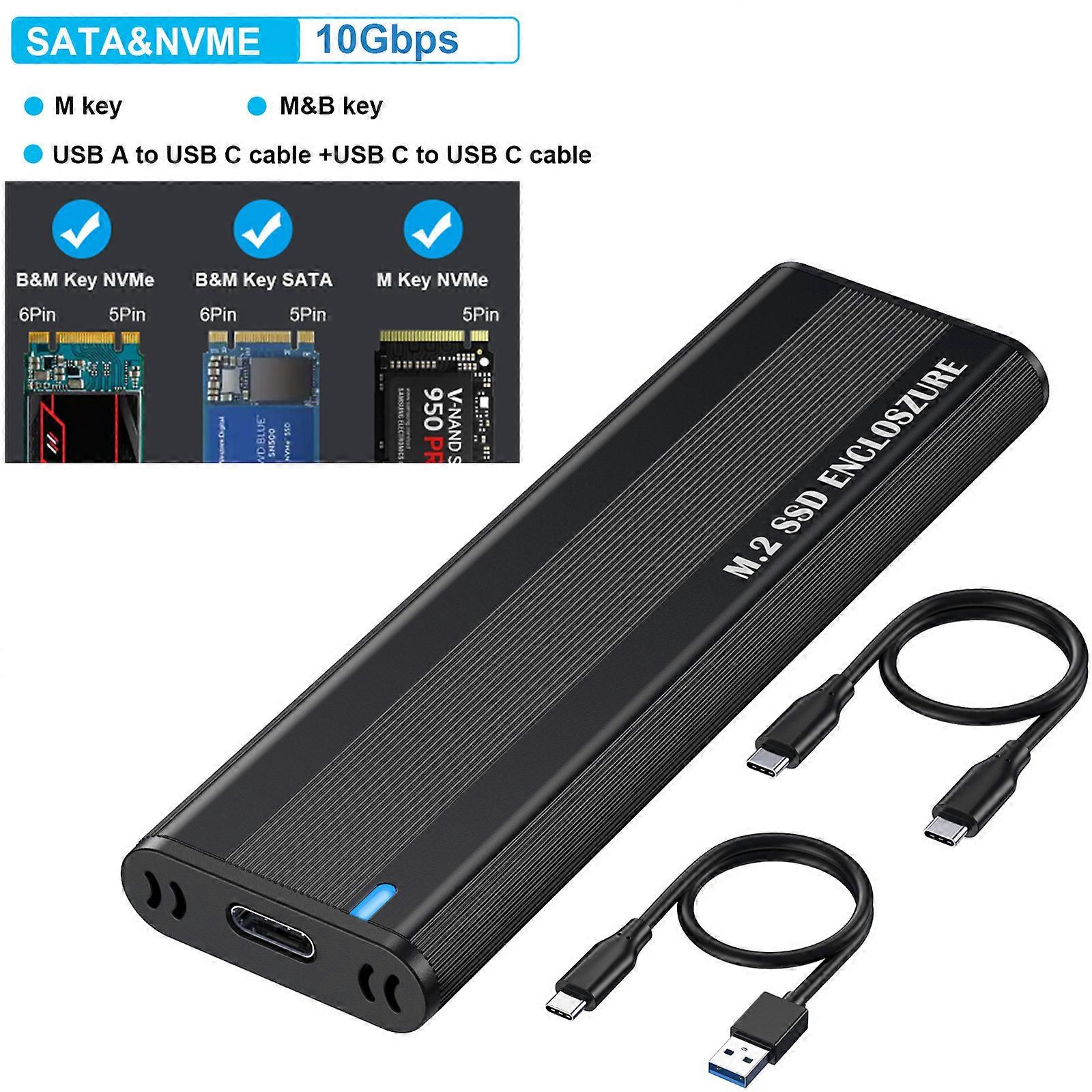 ORICO M2 SSD Enclosure NVMe 10Gbps PCIe SSD Box for M.2 NVMe NGFF SATA ...