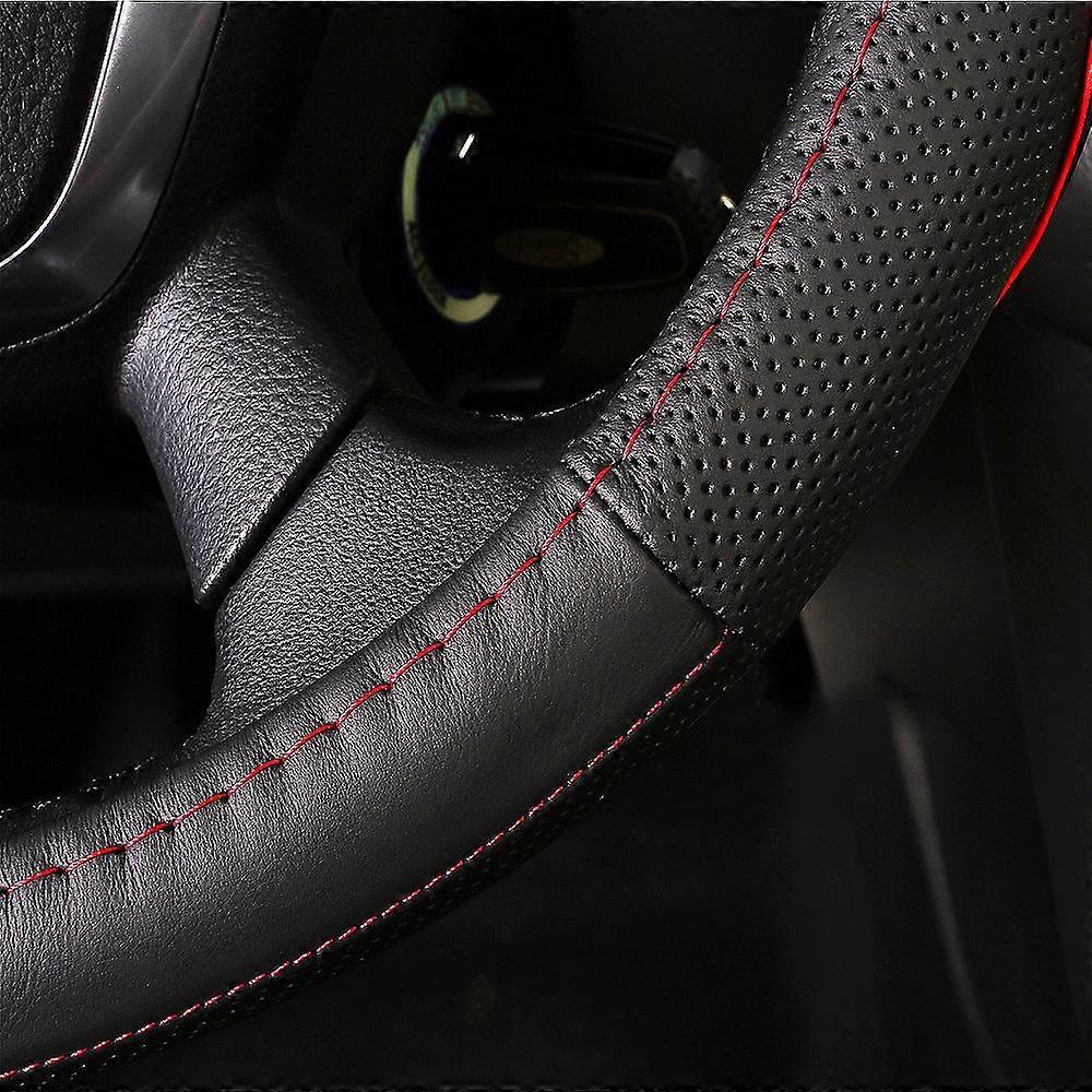 Car Steering Wheel 38cm Braid Cover Needles and Thread Artificial ...