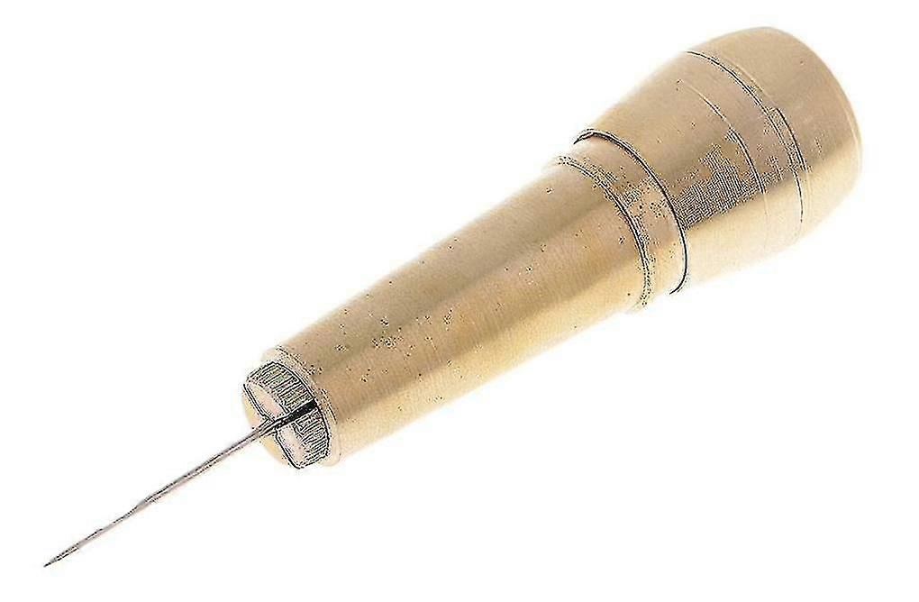 Sewing Awl, Tool With Brass Shank And Needle, Brass Awl Drill Shoe ...