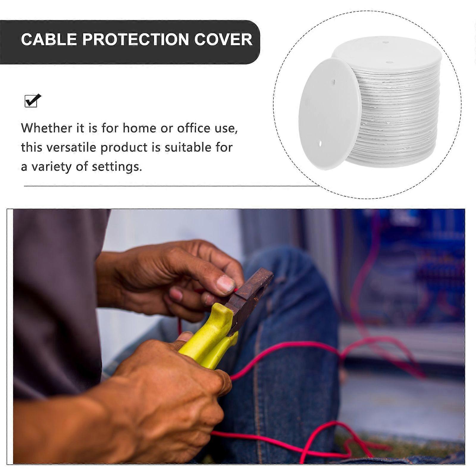 50Pcs Ceiling Cover Plate Outlet Cover Ceiling Wiring Application ...