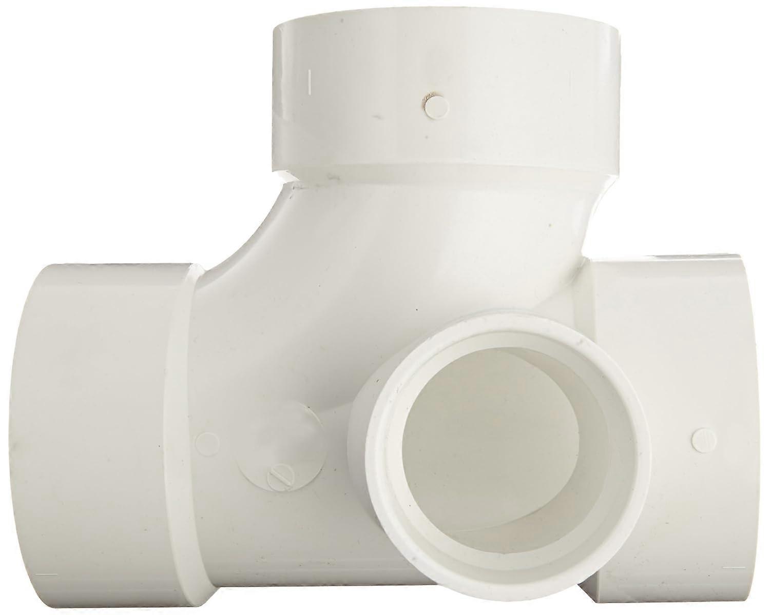 PVC Pipe Fitting 3" x 3" x 3" x 2" Hub Size for Plumbing Projects ...