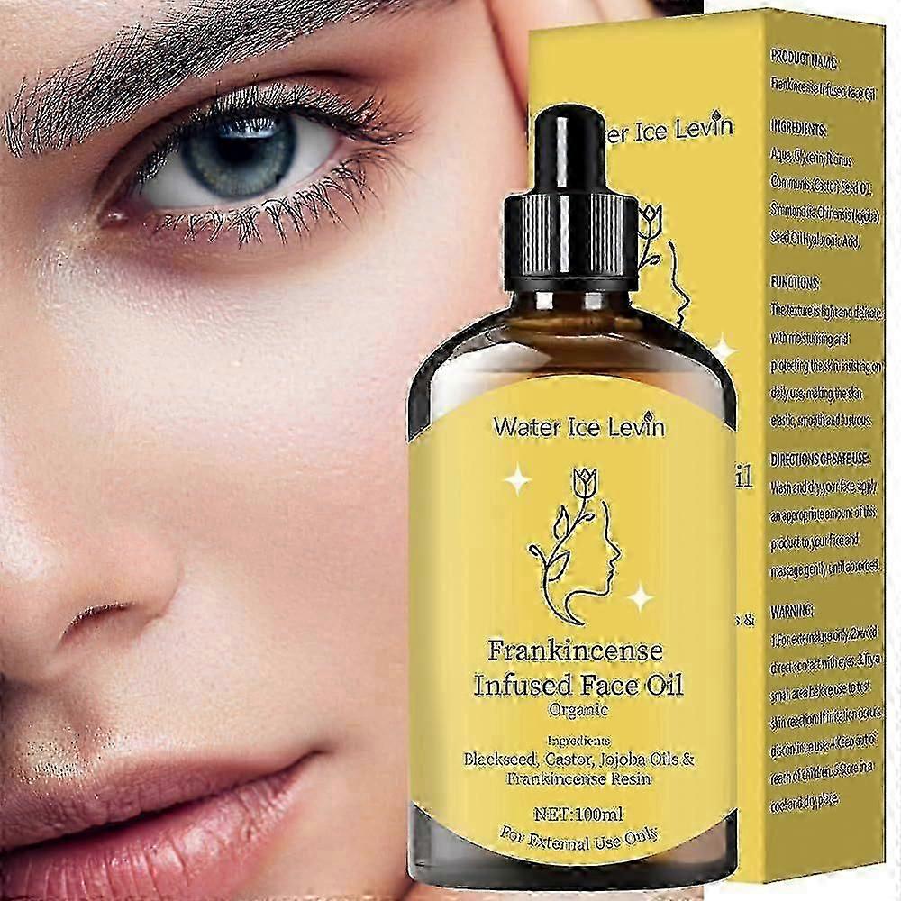 Frankincense Resin Oil with Castor & Jojoba Oils for Face, Wrinkle Removal Facial Moisturizer ...