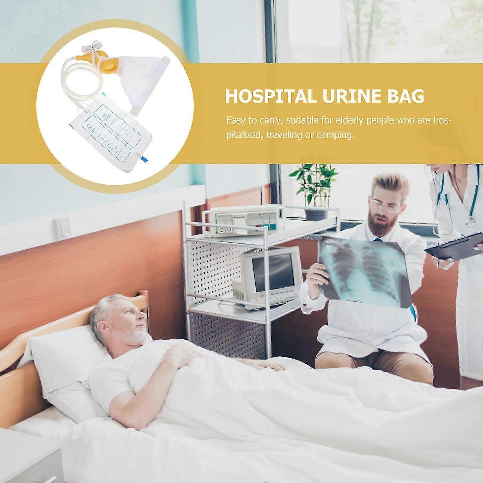 Men Urine Bag Elderly Urine Collection Bag Home Hospital Patient Urine ...