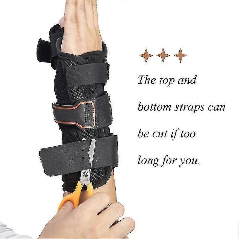 Left Hand Wrist Brace Thumb Spica Splint Medium Support for De Quervain ...