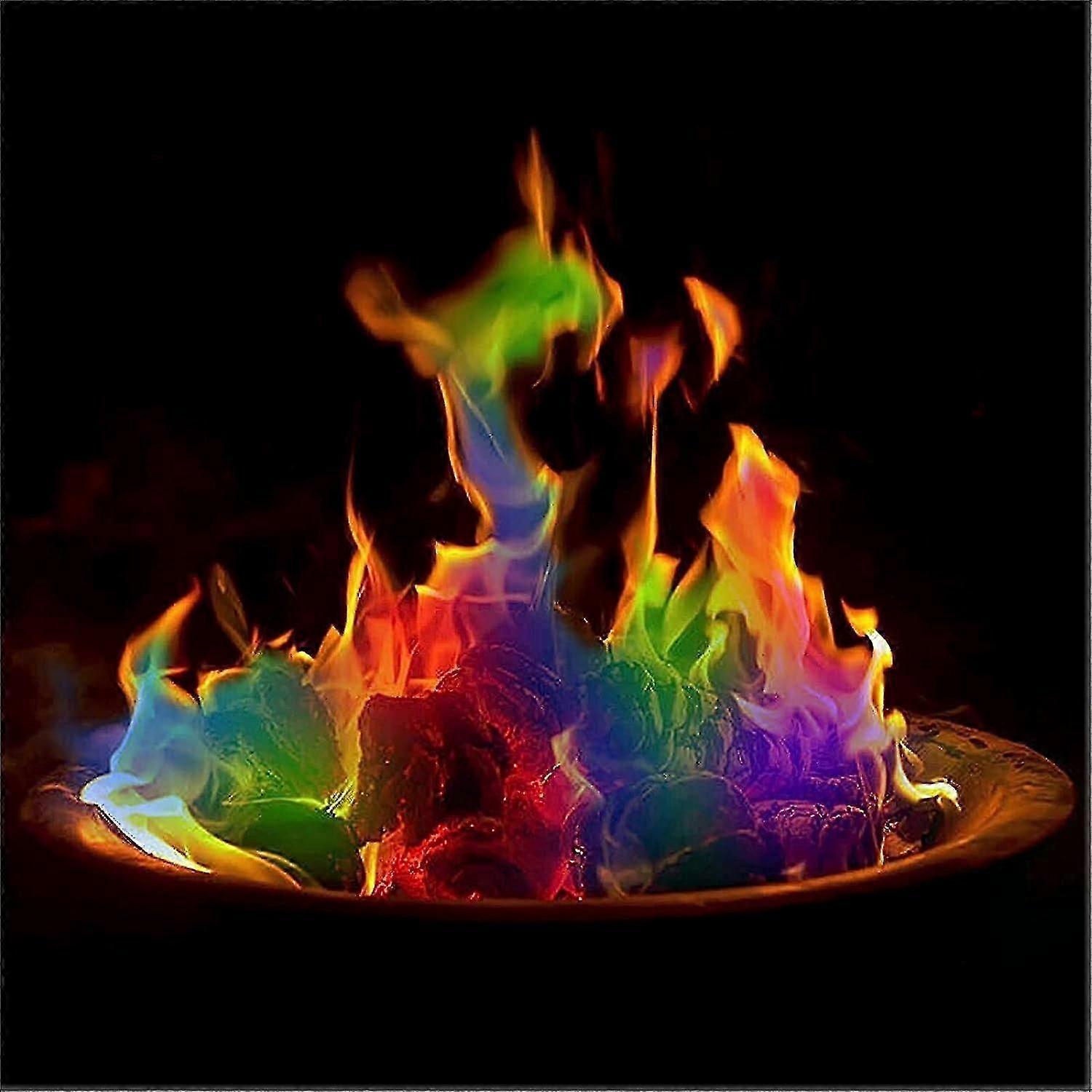 Color Changing Fire Packets: 10 Pack for Campfire, Fire Pit & Outdoor ...