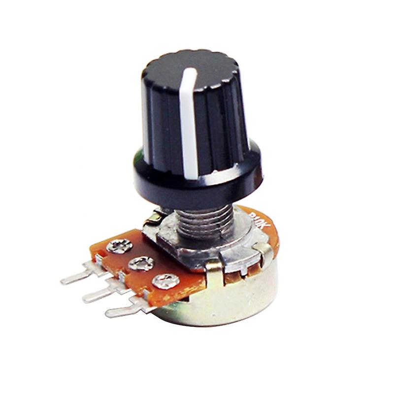 Premium Linear Rotary Taper Potentiometer, Adjustable 3 Terminal Rotary ...