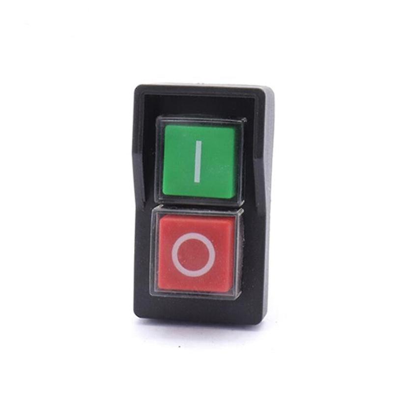 Waterproof electromagnetic push button switch 5 pins kjd17 220-240v ...