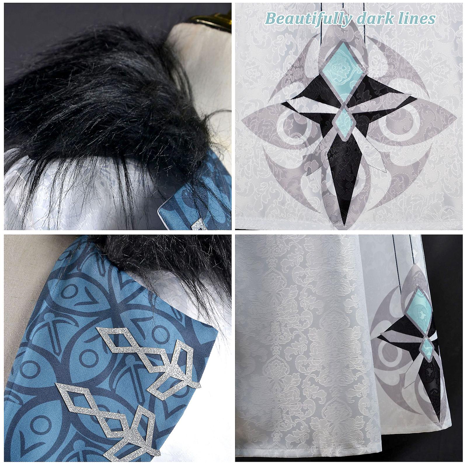 Iminfit Genshin Impact Cosplay Costume Fatui Cosplay Cloak Halloween ...