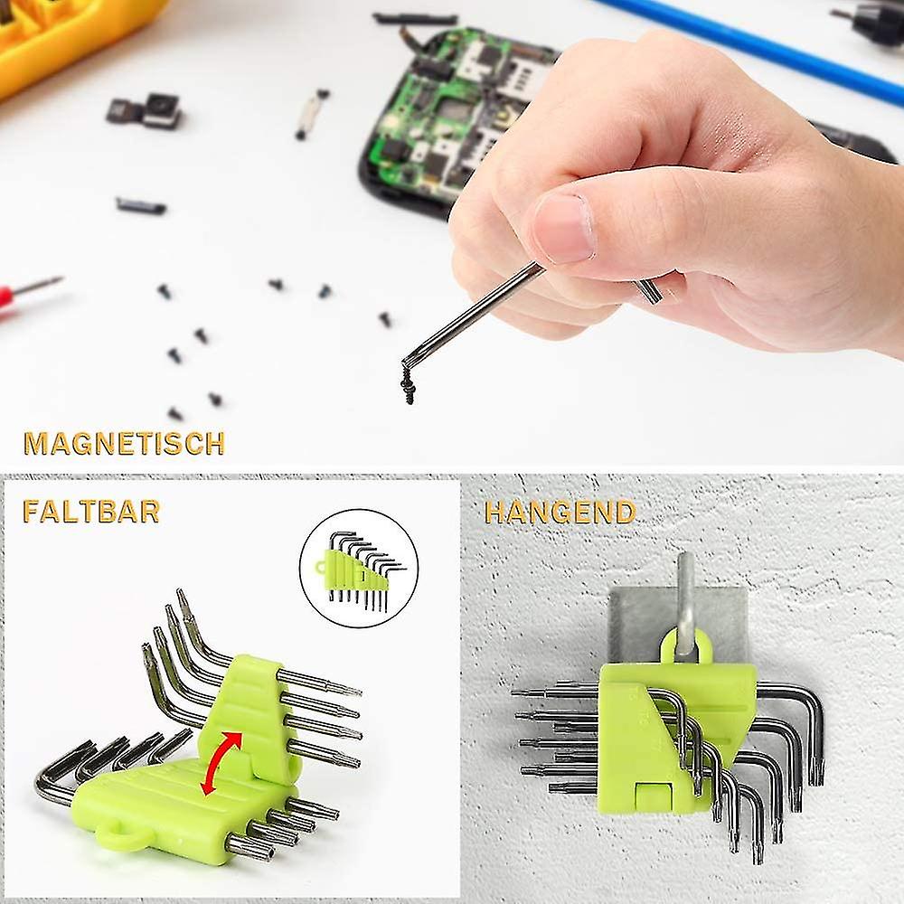 8 X Allen Key Set Torx Key Allen Wrenches, Star-shaped Tx Key With ...