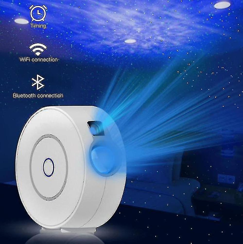 Led Smart Star Projector 3d Galaxy Cloud Star Light Projector Bedroom ...