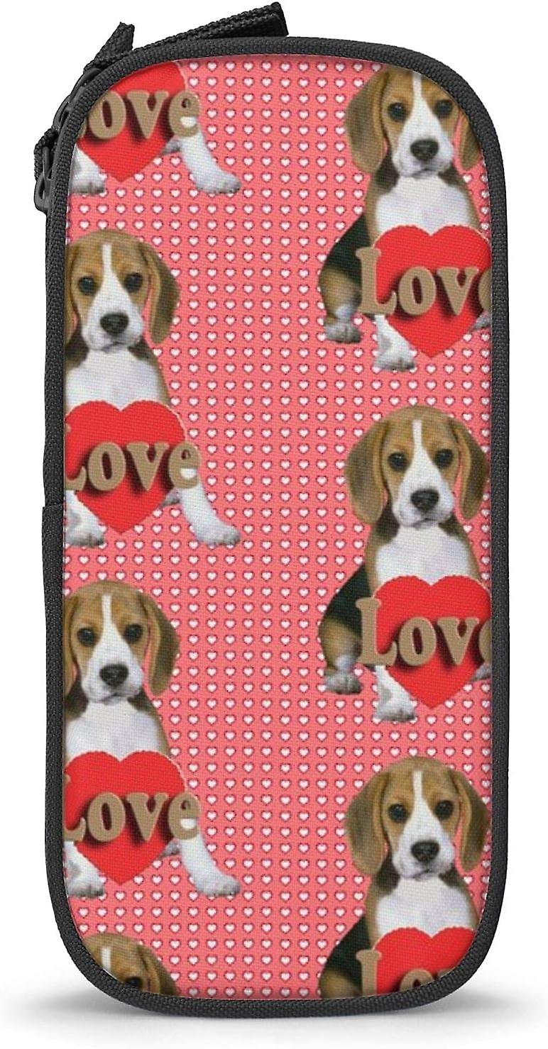 Beagle Puppy Valentine Pencil Case SAOE001518 | Fruugo UK