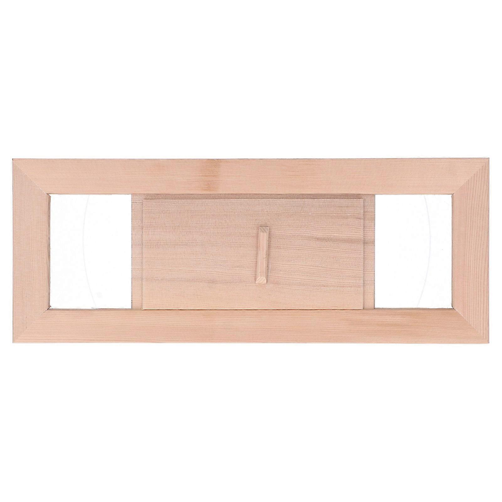 Sauna Wooden Adjustable Air Vent Grille Panel for Steam Room ...