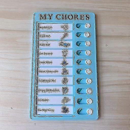 Memo Plastic Board Chores Checklist Board, My Chores Chart Board For Kids Children, List Board ...