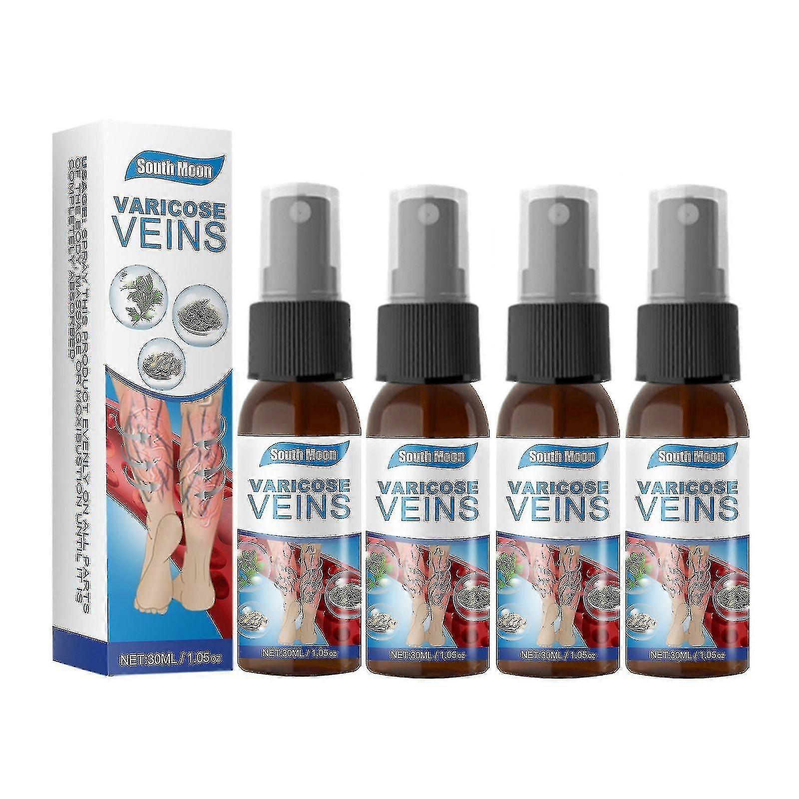 4pcs Varicose Vein Massage Spray for South Moon - Say Goodbye to Leg ...