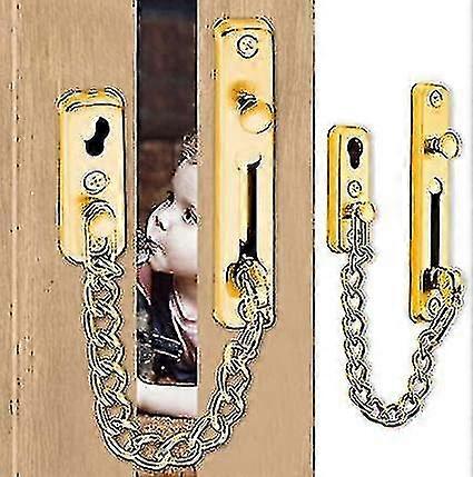 Door Chain Stainless Steel Security Chain Lock, Gold Door Chains ...