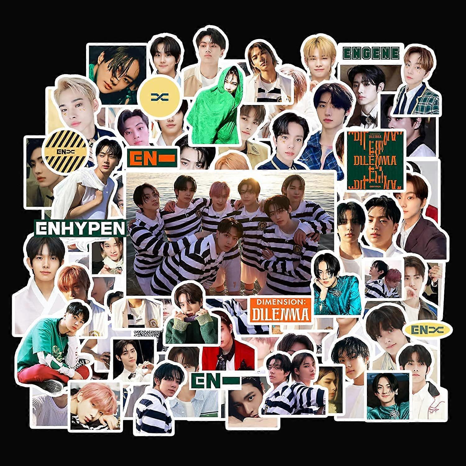 100pcs ENHYPEN Stickers Pack Dimension: Dilemma Album Stickers ENHYPEN ...