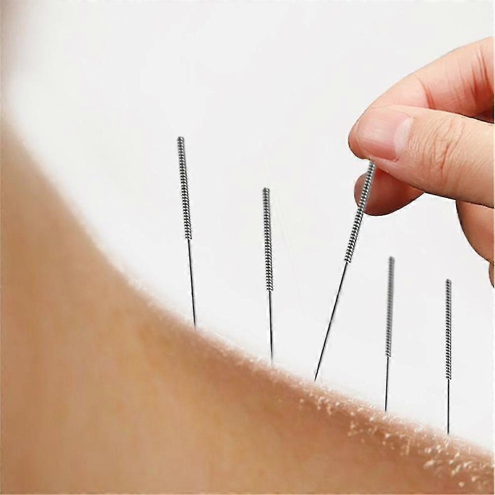 ZhongYanTaiHe Acupuncture Spring Handle Needles with guide tube 100 ...