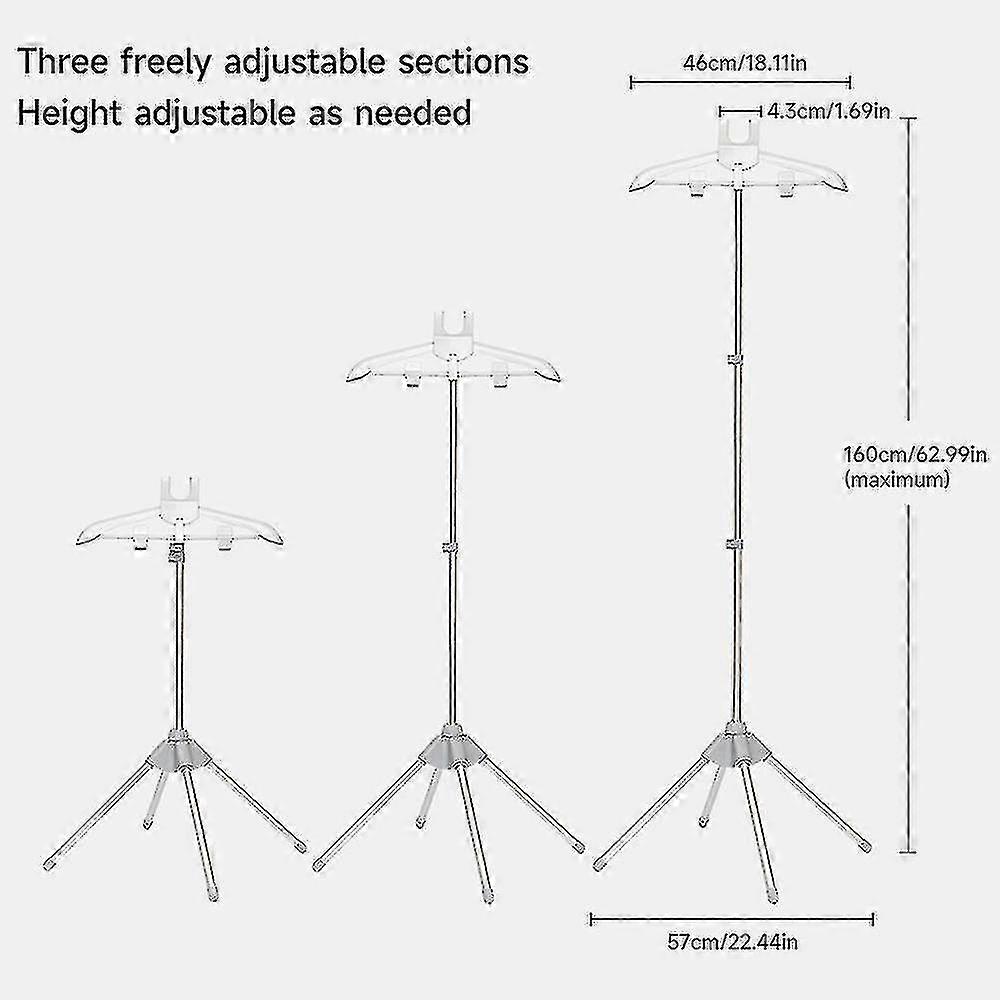 Steamer Stand - Folding Telescopic Clothes Steamer Holder, Hanger For ...