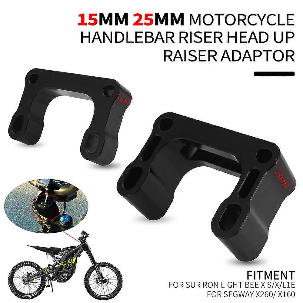 Motorcycle Handlebar Riser Head Up Raiser Adaptor 15mm 25mm For Surron ...