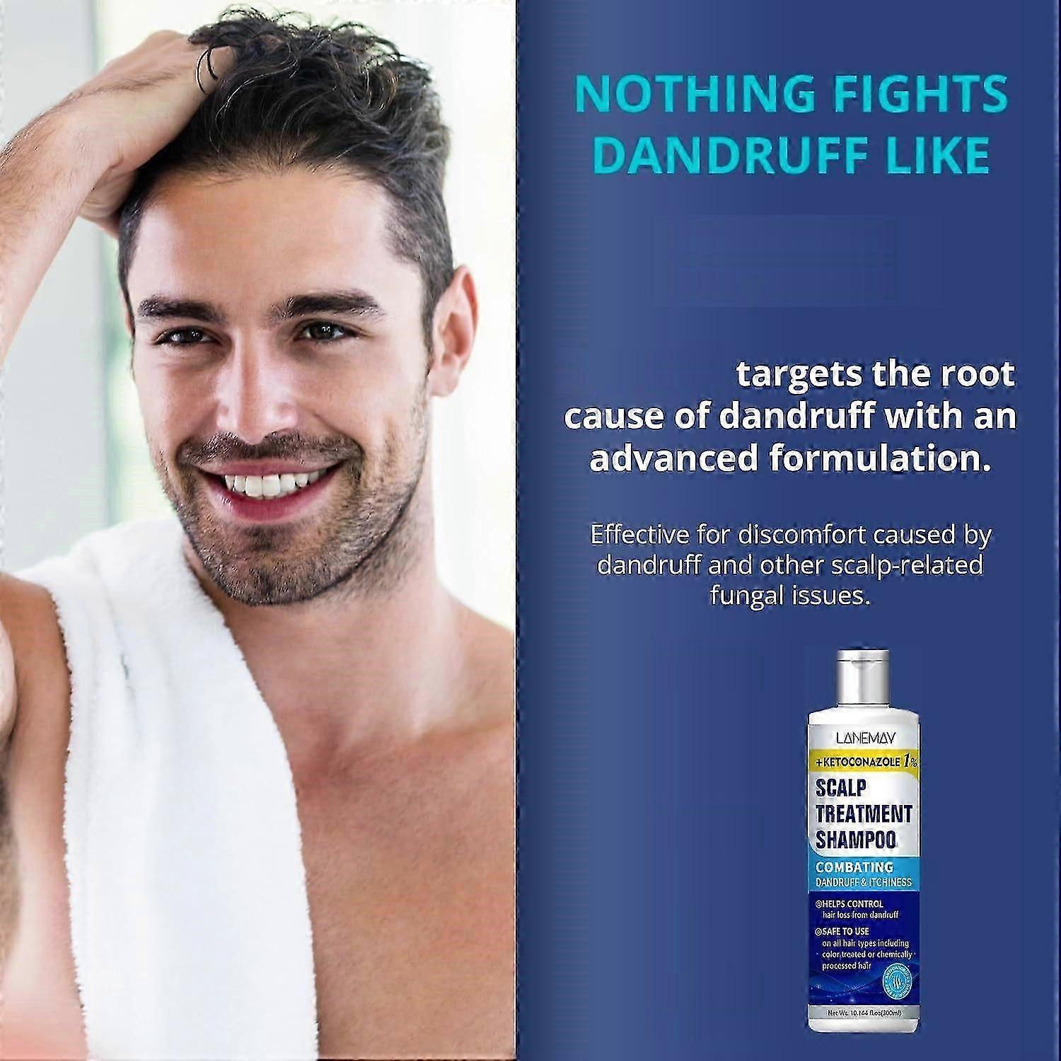 Ketoconazole Scalp Treatment Shampoo - Anti Dandruff Shampoo - Itchy ...