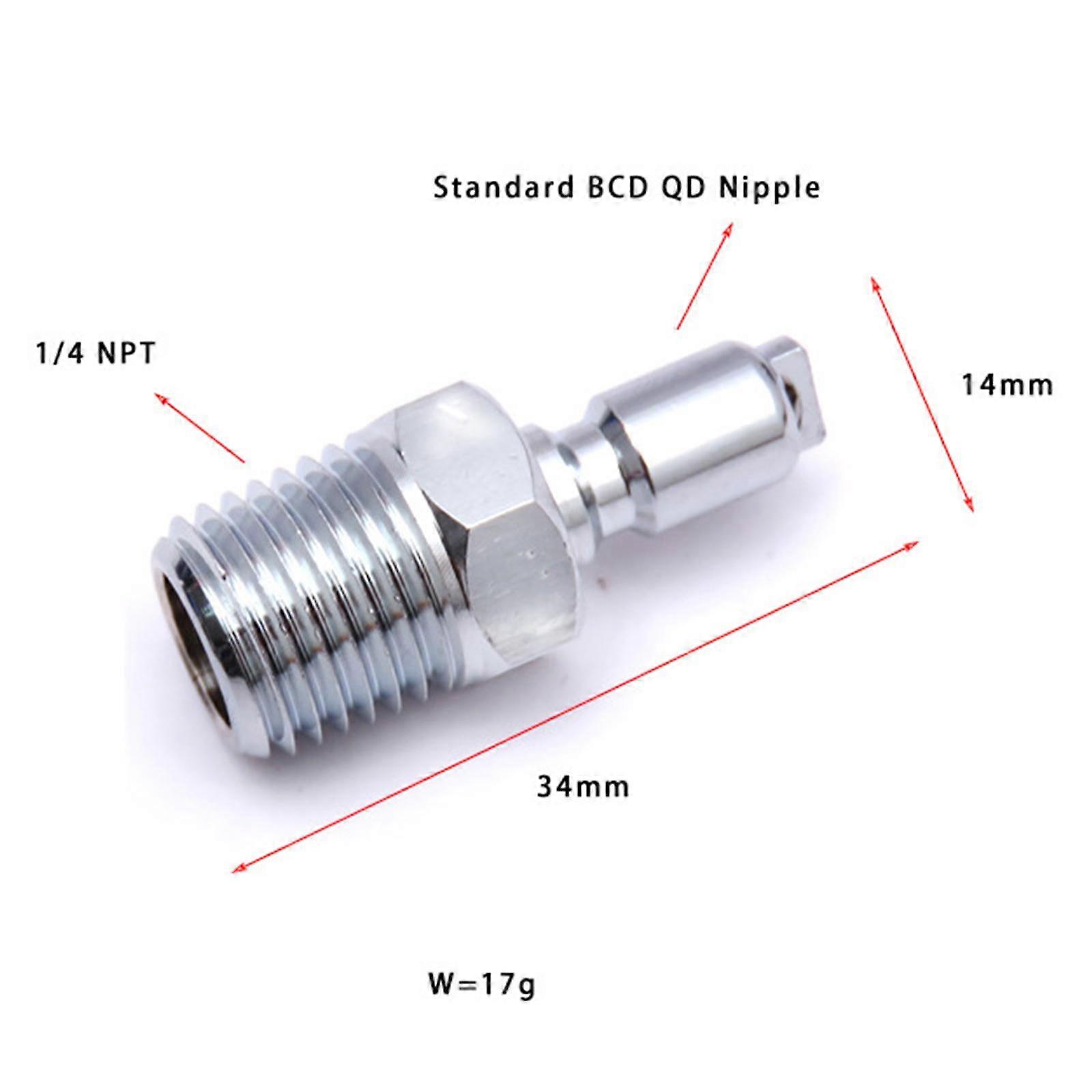 1/4 NPT to Standard BCD Adaptor Connector for Surfing Diving Tank ...