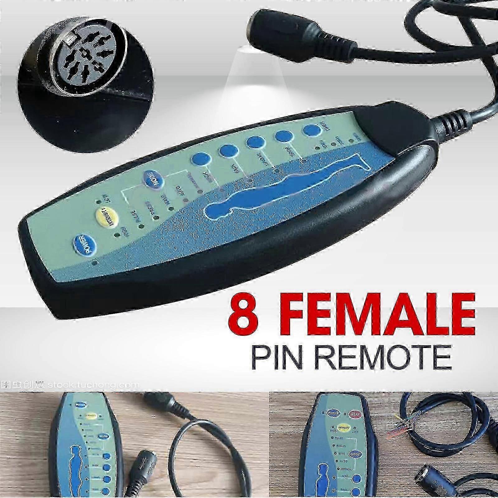 Shibingsheng 8 Female Pin Remote For Massage Power Lift Recliner Chair ...